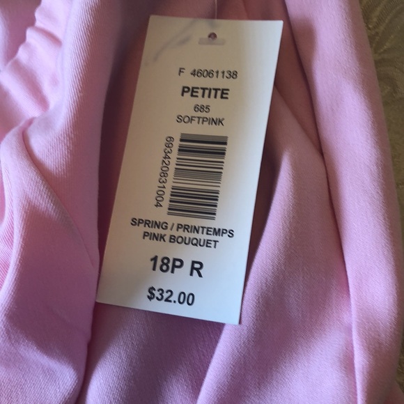 TanJay | Pants & Jumpsuits | Tanjay Nwt Size 8 Petite Womens Soft Pink ...